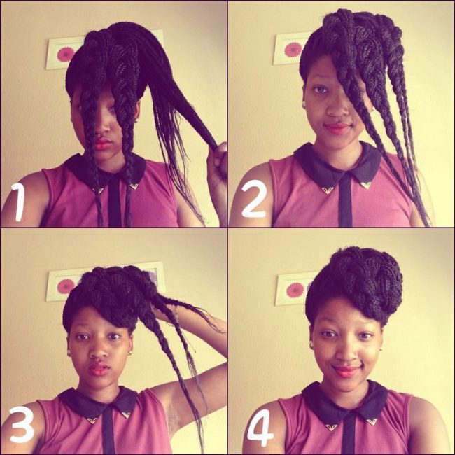 10 Instructions Directing You On How To Style Box Braids