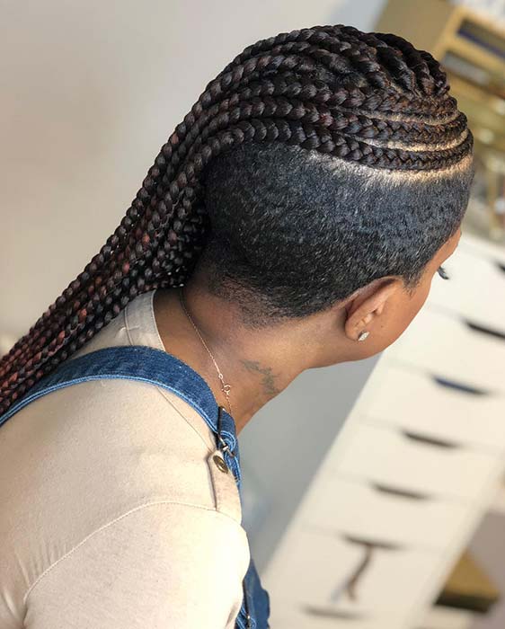 10 Badass Braids With Shaved Sides For Women