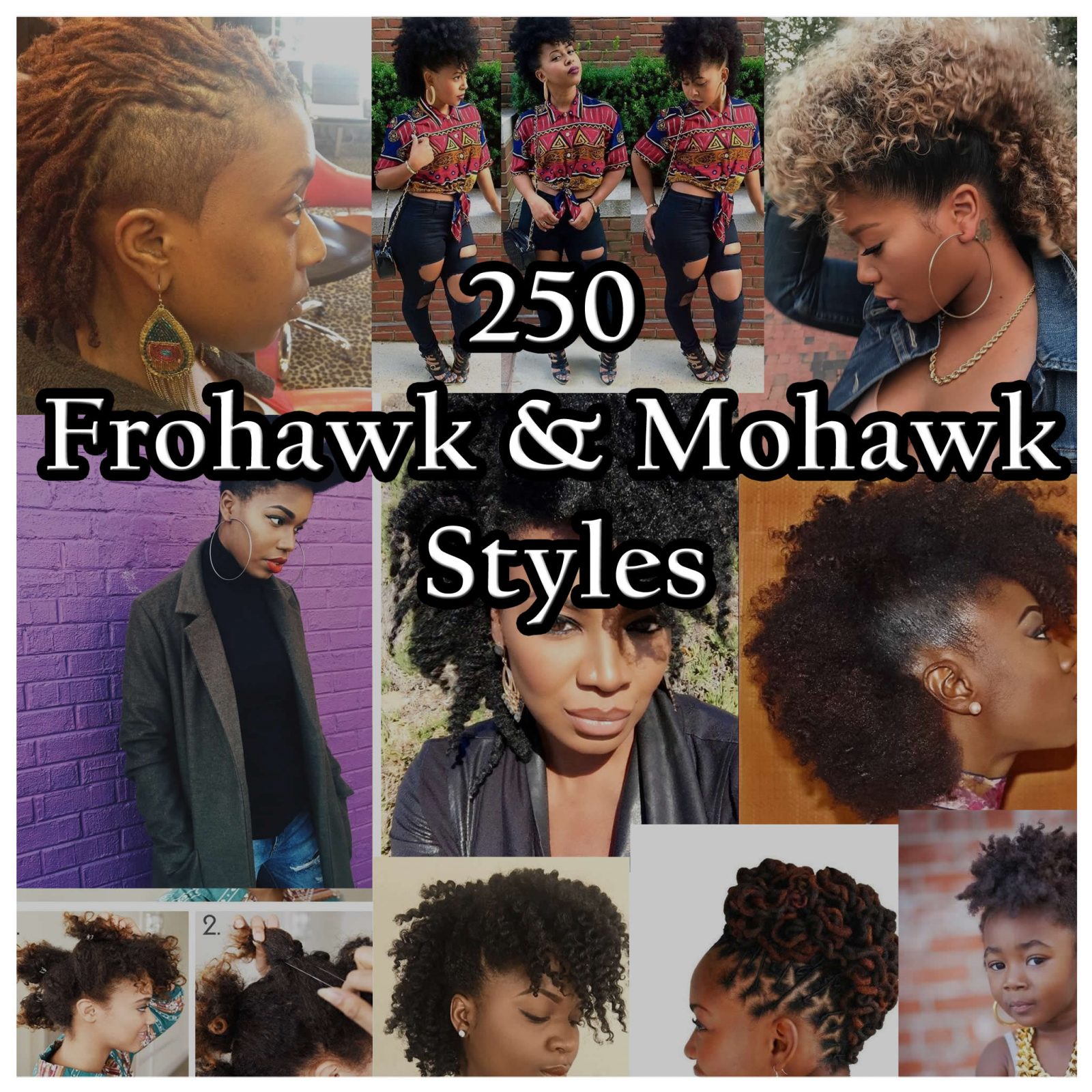 Frohawk & Mohawk Hairstyle 250 Photos Here it is