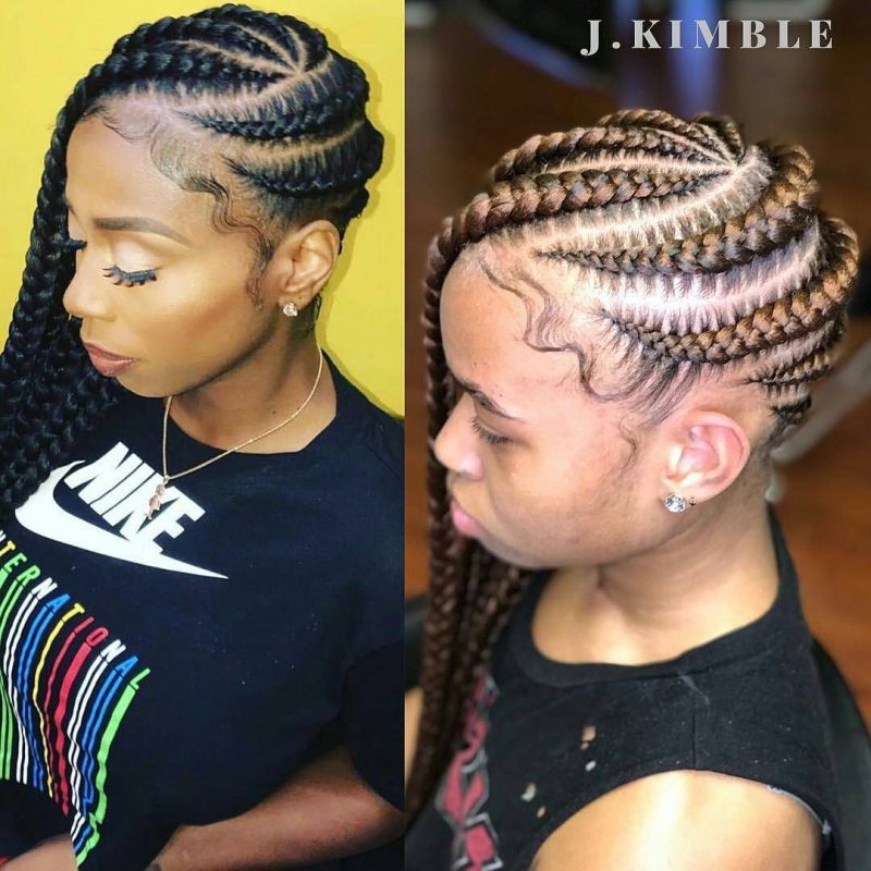 Secrets of Looking Gorgeous with Neat Ghana Braids Hairstyles