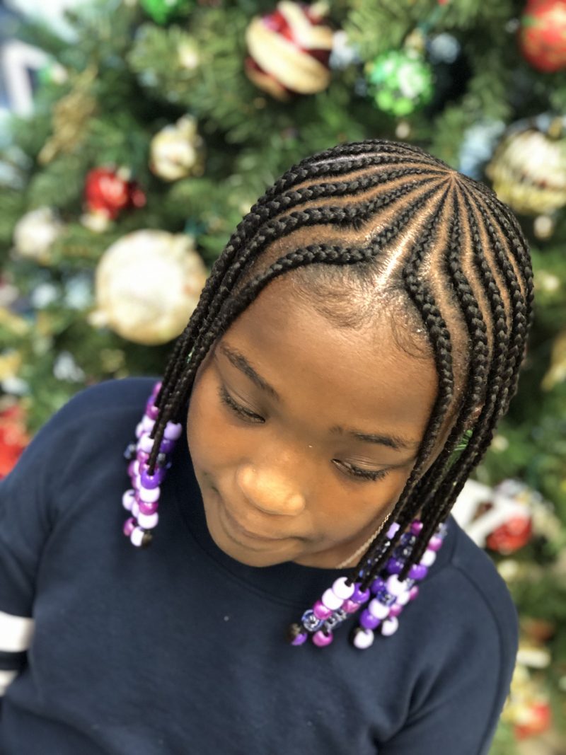 Gorgeous Braids Made in a Short Time for Children with Short Hair