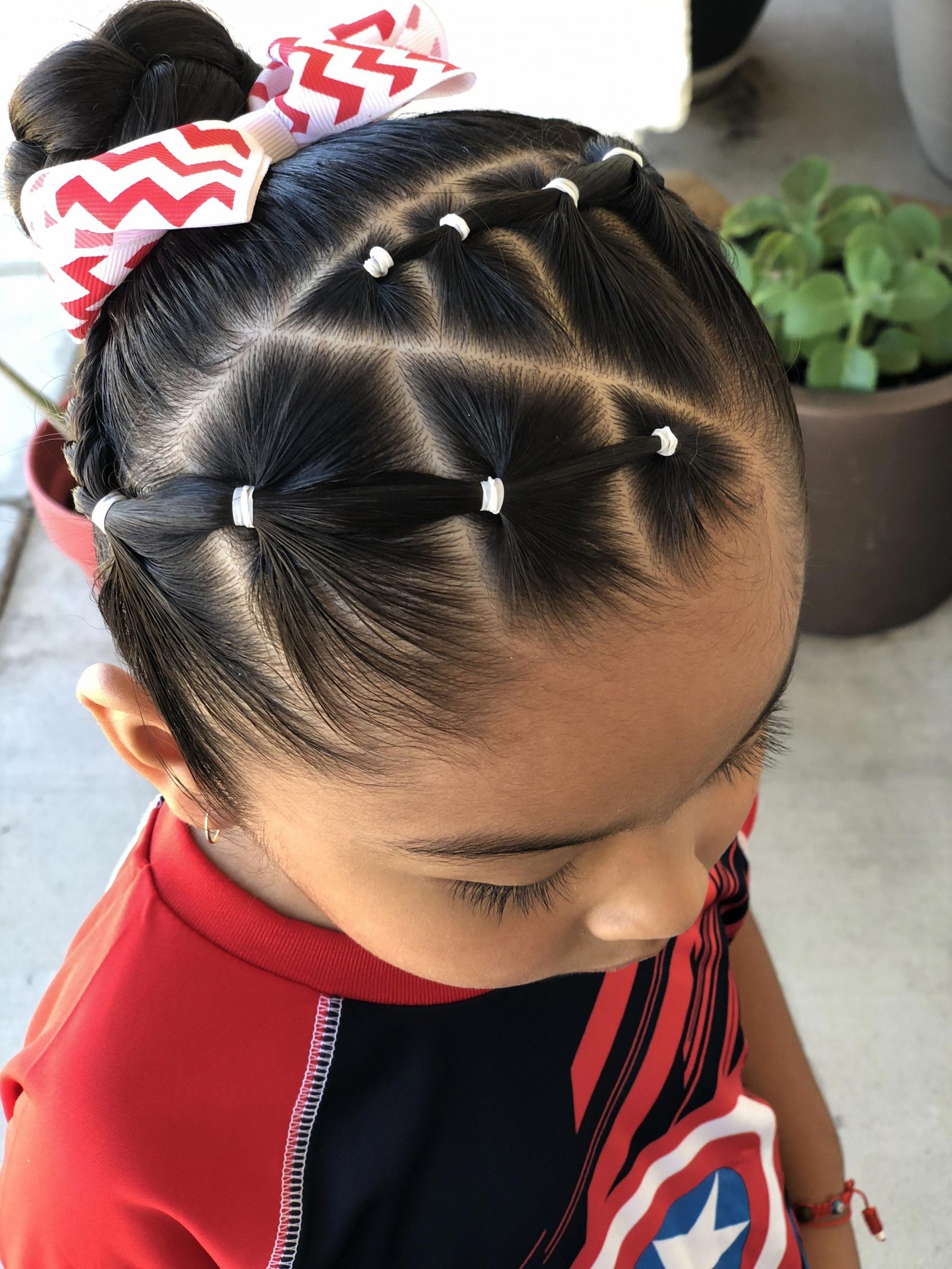 Gorgeous Braids Made in a Short Time for Children with Short Hair