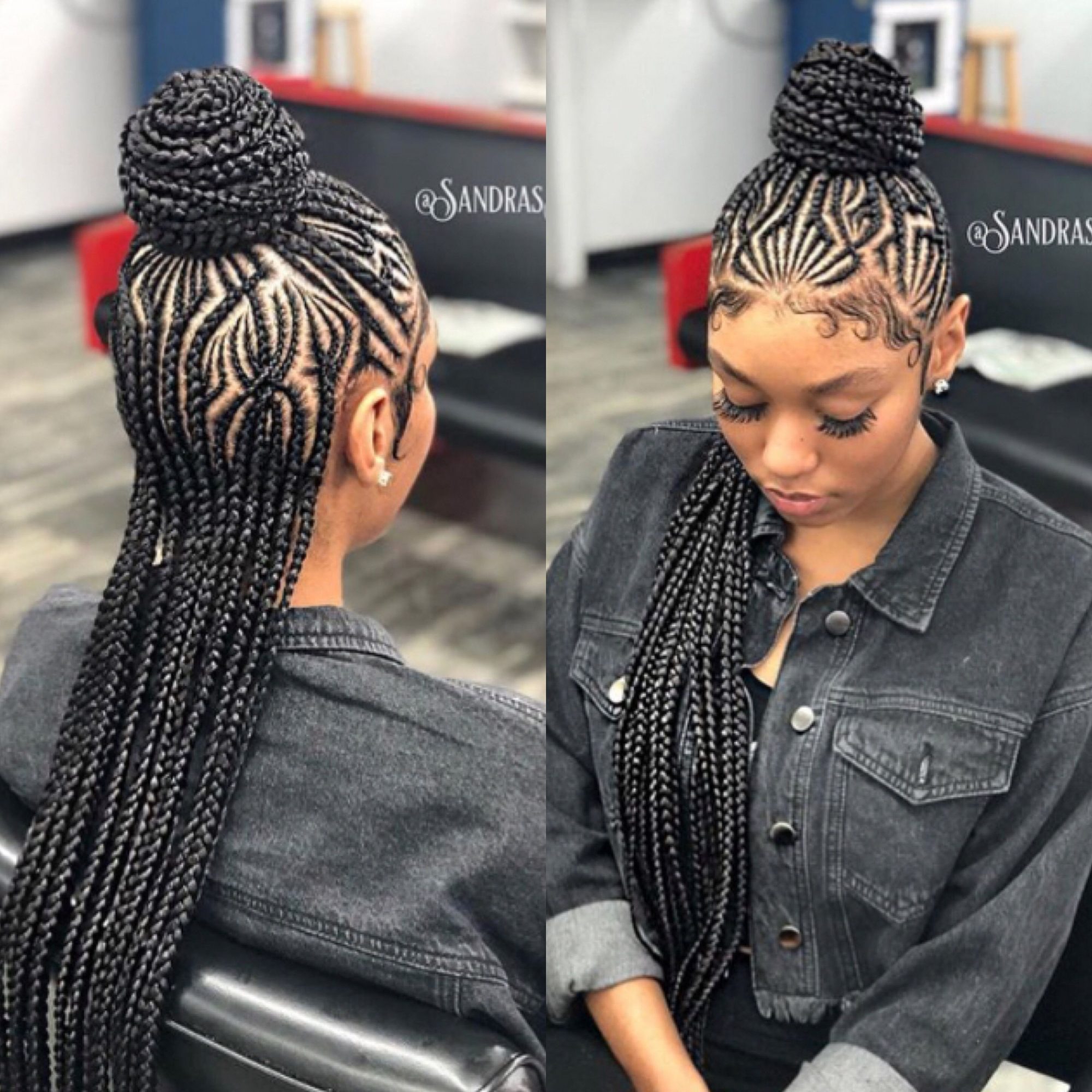 280 Chic Cornrow Braid Hairstyles That You Need To Try