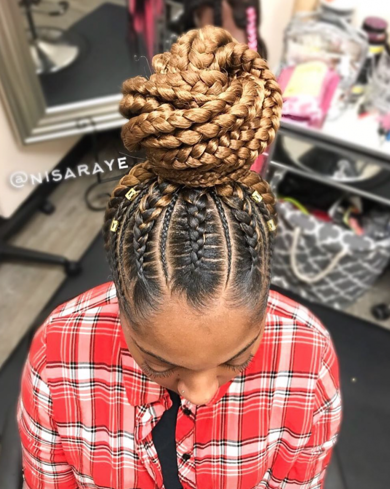 50 Stunningly Cute Ghana Braids Styles For 2021