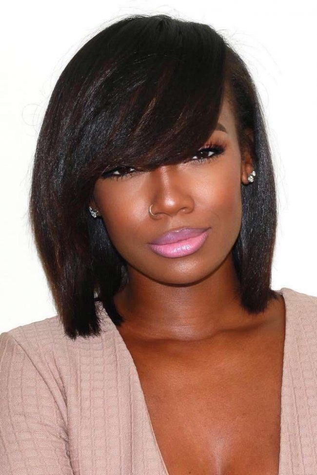 20 Best Medium Length Hairstyles And Haircuts For Black Women
