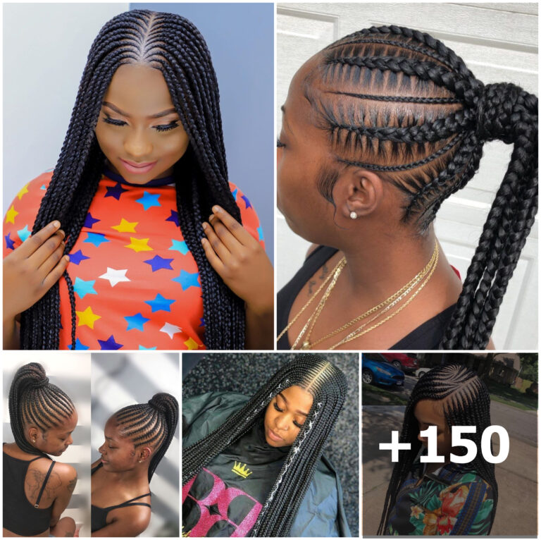 150 PHOTOS: Beautiful Cornrow Hairstyles For Events