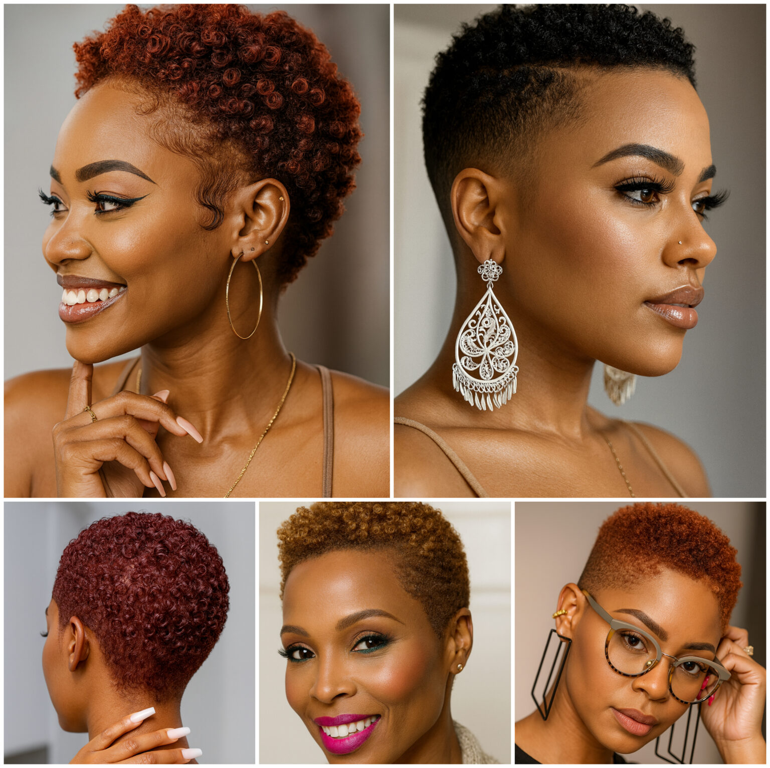 Soft Taper Afro Cuts for Women
