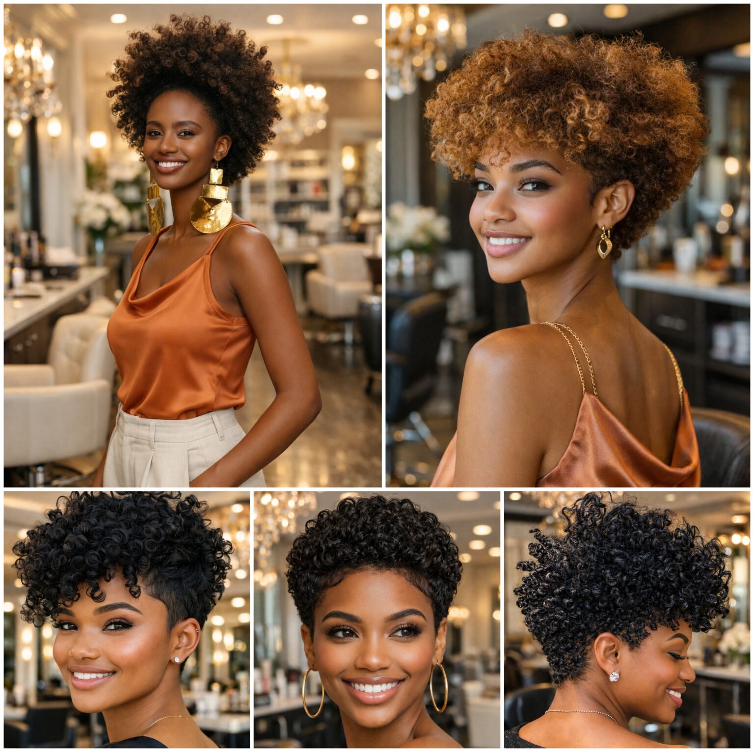 Minimal Afro Haircuts for Short Lengths
