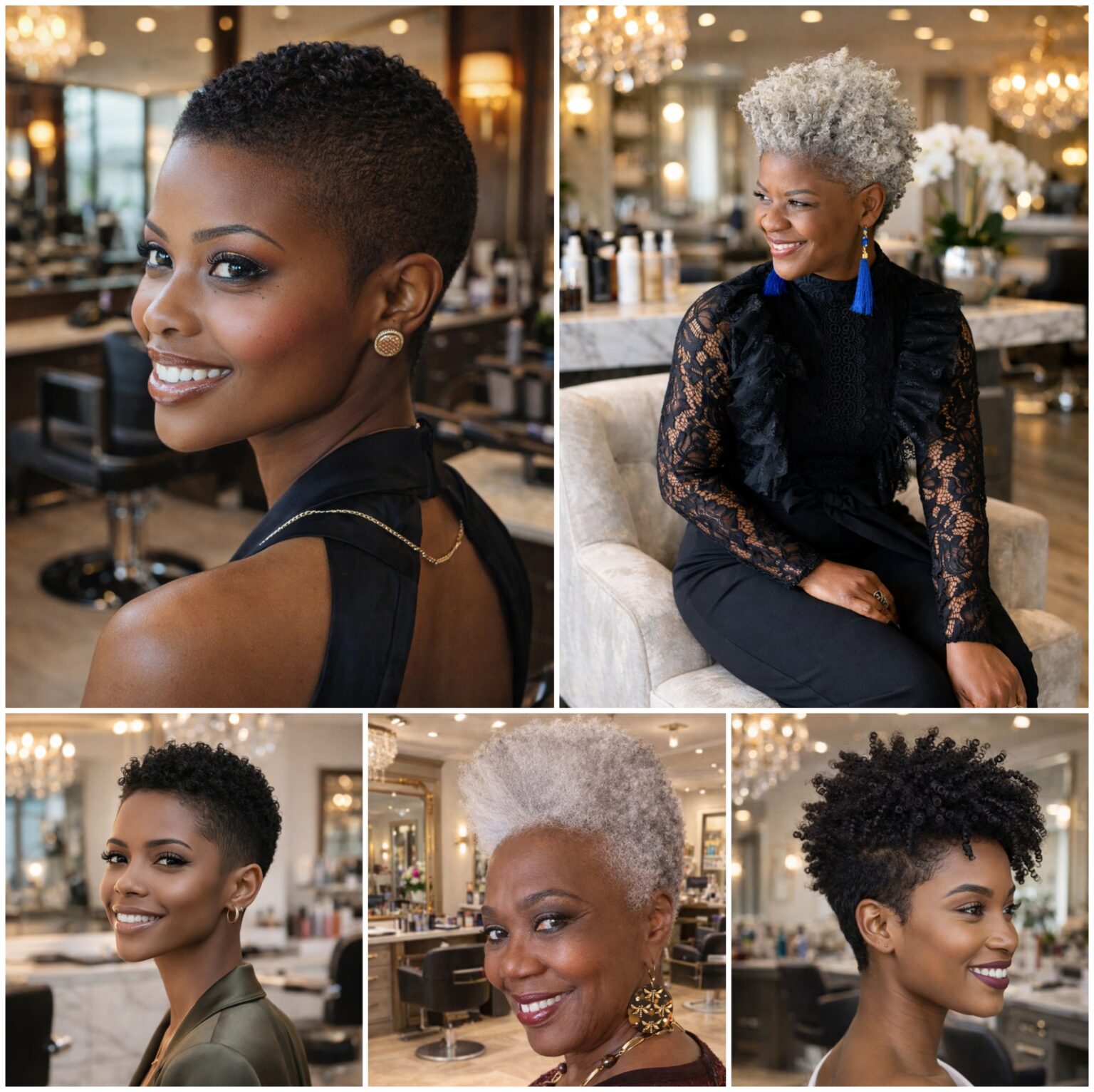 Afro Haircuts Focused on Short Shapes