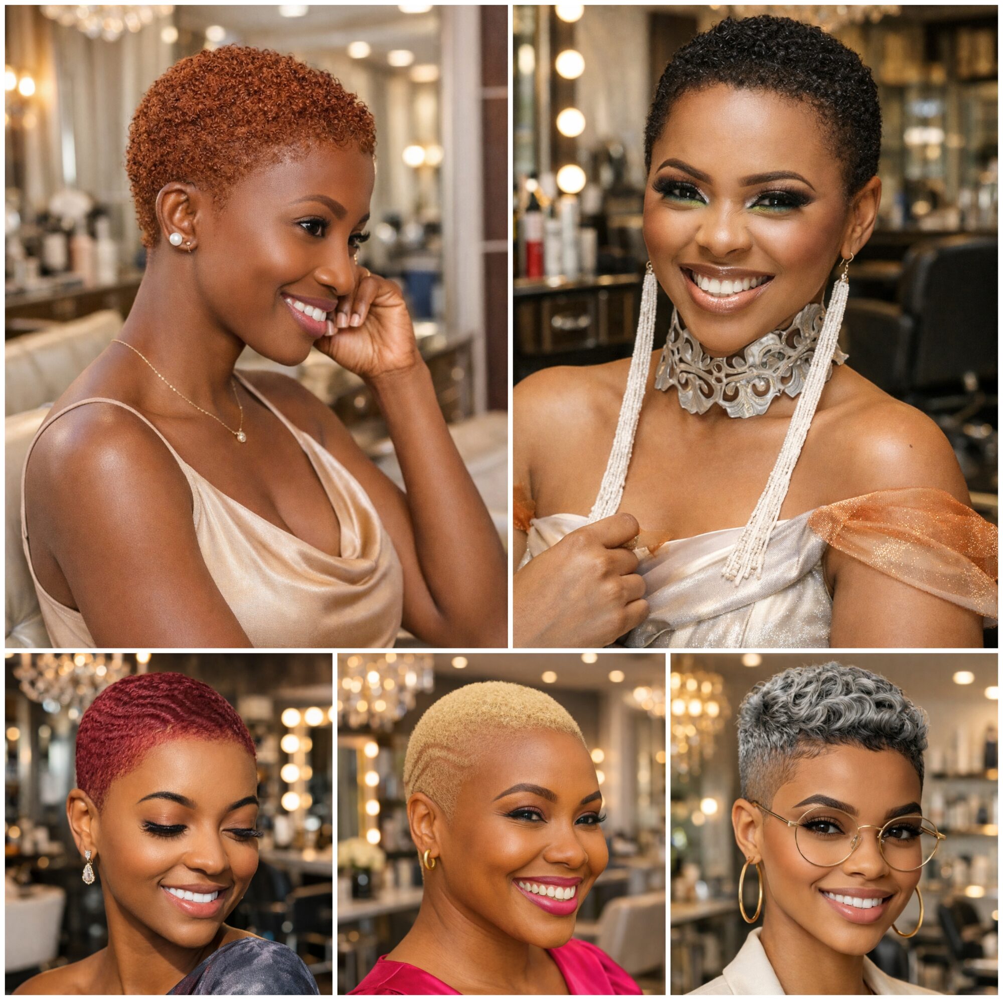 Exclusive Short Afro Styling Ideas for Women
