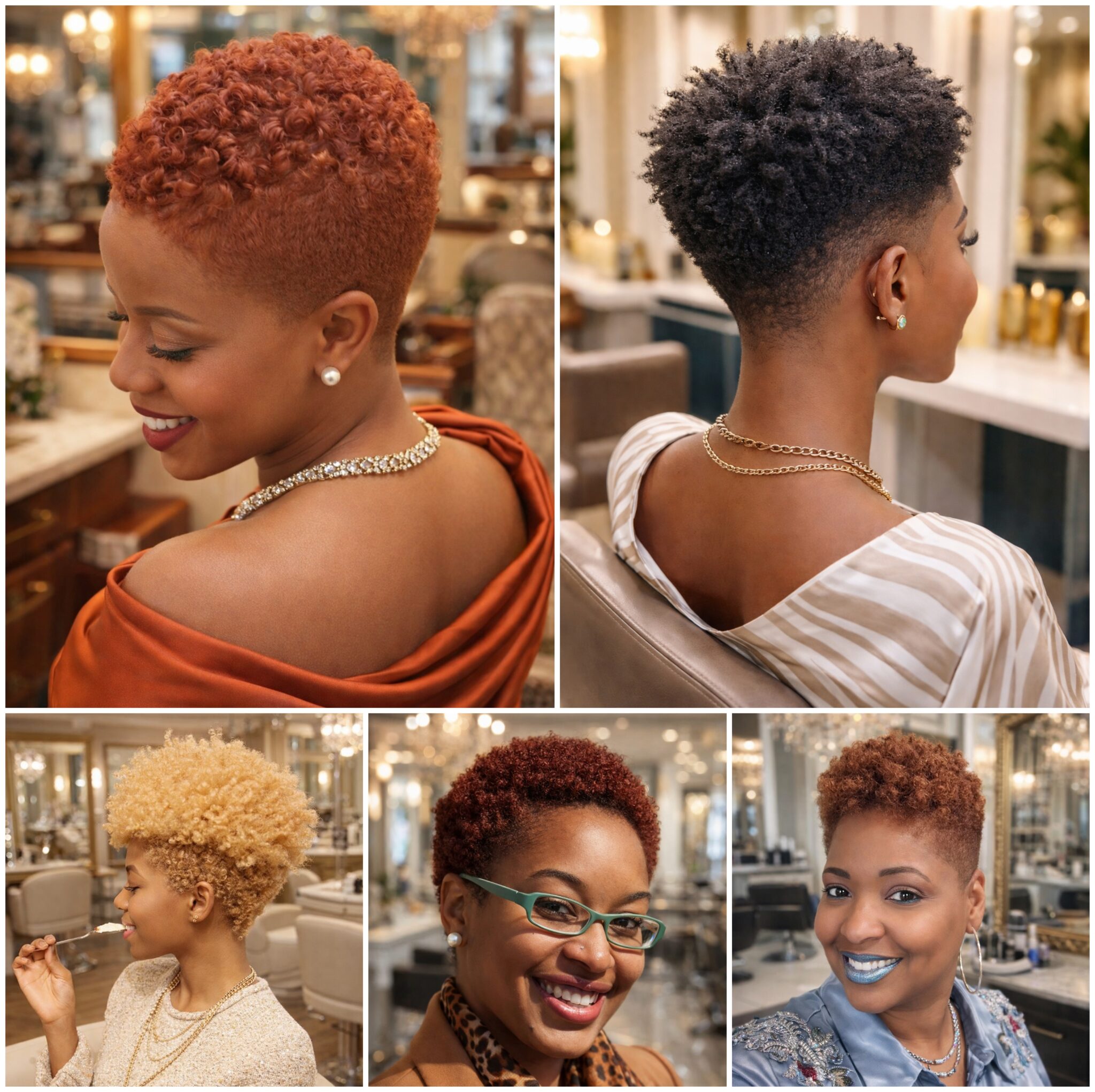 Premium Short Afro Styling Collection