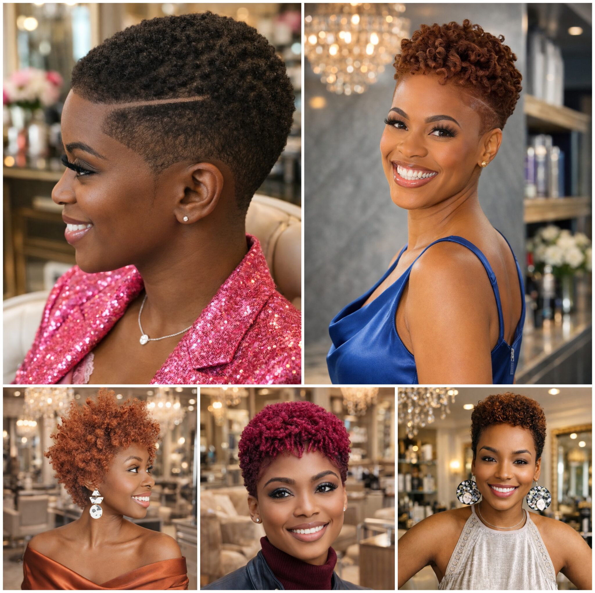 Luxury Short Natural Afro Styling Collection