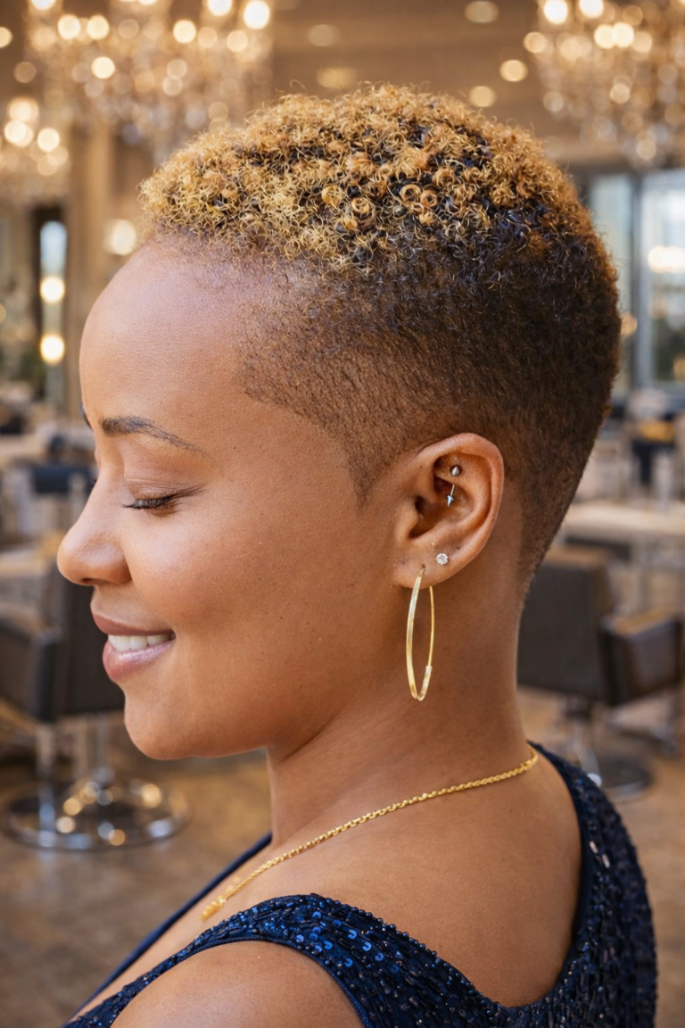 Low Cut Afro Styles for Daily Ease