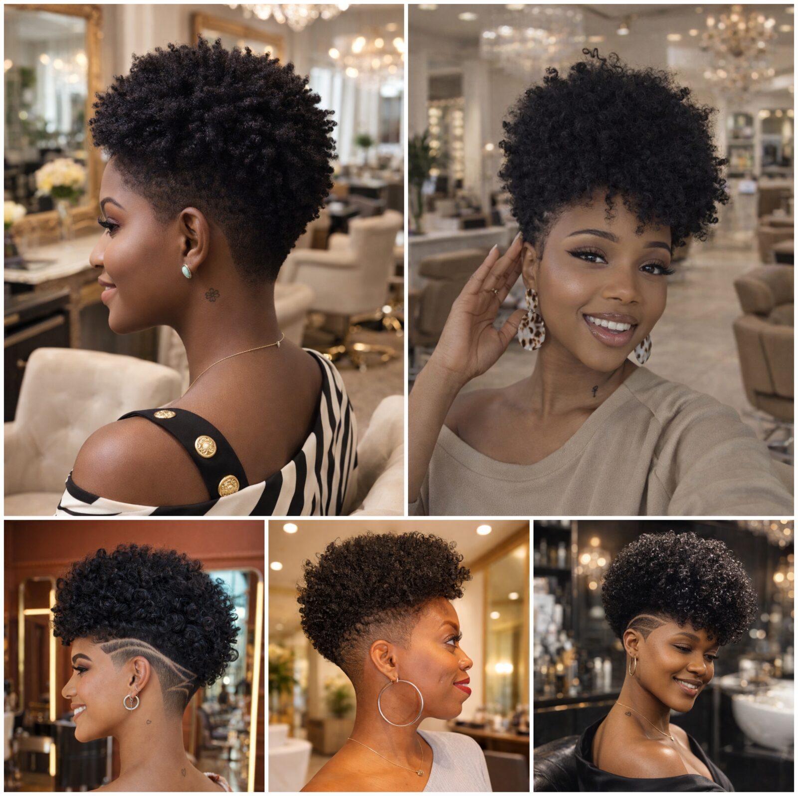 Low Cut Afro Looks That Bring Clean Style