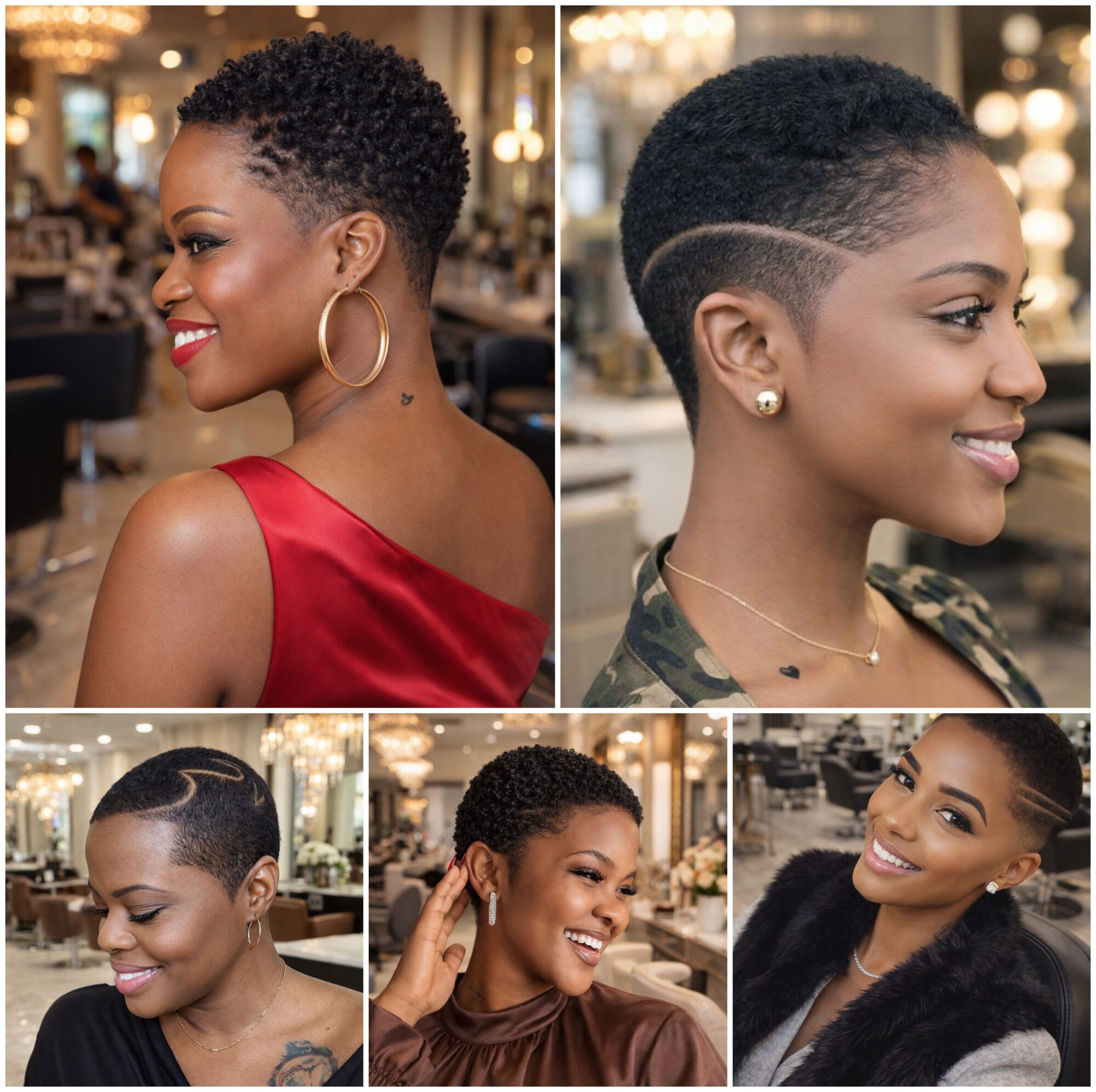 Short Afro Styles That Feel Neatly Styled