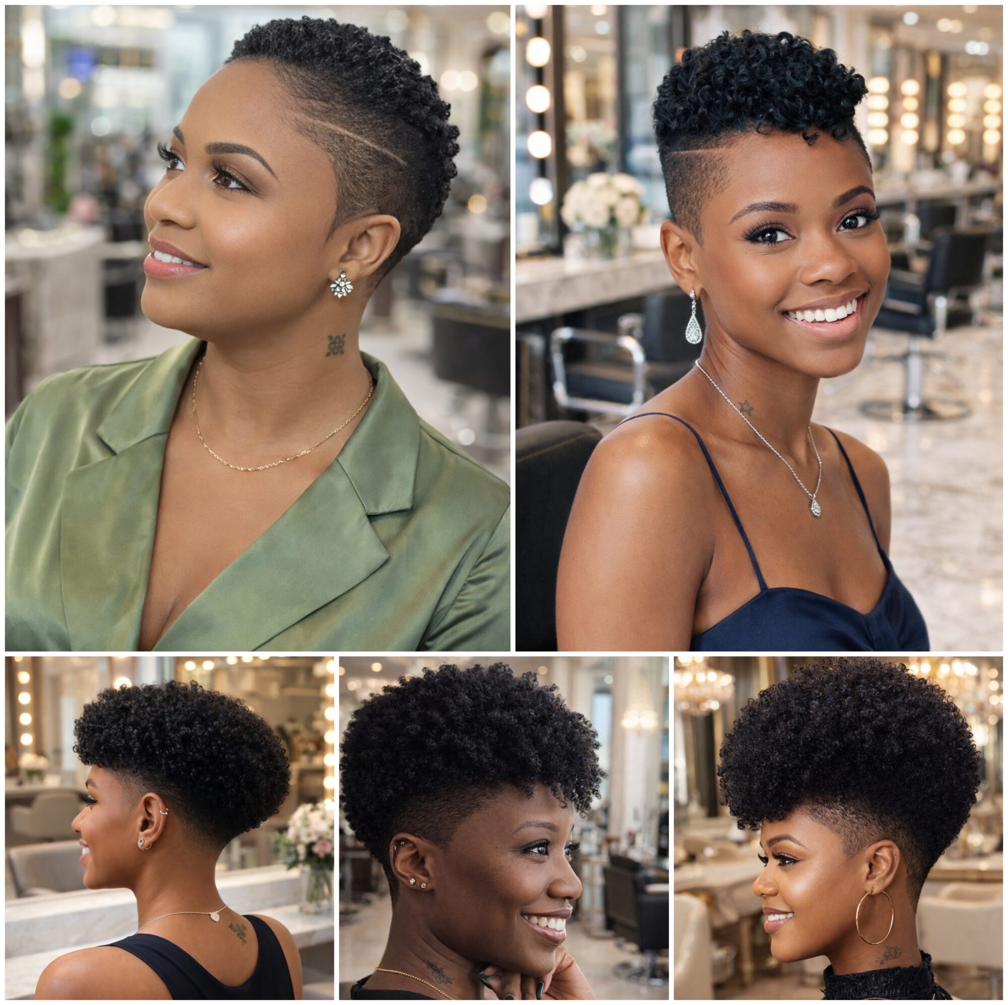 Short Afro Styles That Look Good from Every Angle