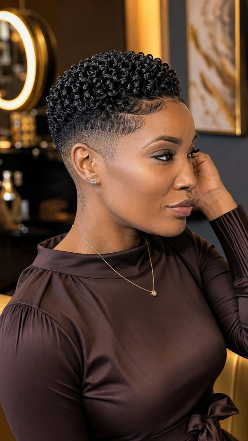 Where To Buy A Short Curly Pixie Wig Like This Beautiful Salon ...